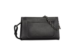 4255619926586 - Umhängetasche TOM TAILOR DENIM Lennon Kinder Gr B H T 24cm x 14cm x 6cm schwarz Polyurethan clean gepflegt unifarben Taschen aus griffigem Lederimitat mit abnehmbarer Metallkette