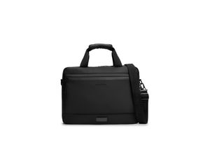 8721185102755 - Laptoptasche TOMMY HILFIGER TH TPU COMPUTER BAG Damen Gr B H T 39cm x 30cm x 8cm schwarz Lederimitat unifarben Taschen Unisex Computertasche Umhängetasche mit Vordertaschenfach