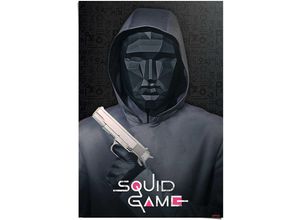8714597622799 - Poster REINDERS Squid Game - front man rot (farbe bild(er) rot) B61cm H915cm T01cm Papier Bilder
