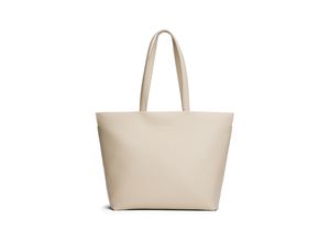 8721222145042 - Tragetasche TOMMY HILFIGER TH LOGOTAPE TOTE Damen Gr B H T 42cm x 30cm x 17cm beige Lederimitat Taschen Damen Shopper Umhängetasche mit Logoschriftzug