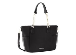 4064233099831 - Henkeltasche MARCO TOZZI Damen Gr B H T 43cm x 265cm x 13cm schwarz Lederimitat Taschen Damen Umhängetasche Shopper Schultertasche mit Logoschriftzug