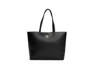 8721185104094 - Tragetasche TOMMY HILFIGER TH MODERN TOTE Damen Gr B H T 35cm x 295cm x 14cm schwarz Lederimitat unifarben Taschen Damen Schultertasche Umhängetasche mit TH-Schmuckelement