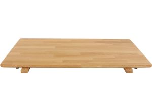 4067474868617 - Ansteckplatte ANDAS Toarp braun (eiche natur) B90cm H19cm T50cm FSC-zertifiziertes Massivholz Ansatztischplatten Massivholz Eiche