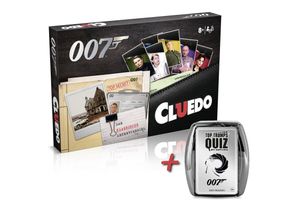 4250897429309 - James Bond Cluedo & Top Trumps Quiz Bundle – deutschsprachiges 007 Spielset
