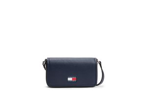 8721185102175 - Umhängetasche TOMMY JEANS TJW MUST FLAP CROSSOVER Damen Gr B H T 205cm x 105cm x 45cm blau (navy) Lederimitat Taschen Damen Schultertasche Minibag mit Tommy-Schmuckemblem