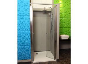 4260255472632 - HOME DELUXE Pendeltür LAVEA - 140 x 195 cm Klarglas