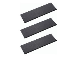 0745114607928 - 3x Schieferplatten I rechteckig I 40x30x05 cm I Sushi Platte Steinteller Schieferplatten Set Schiefer Servierplatten deko Buffet Platten