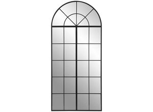9010985092601 - Wandspiegel  Schwarz  Metall Glas Holzwerkstoff  100x217x25 cm  Reach Bsci  Ganzkörperspiegel  Spiegel Wandspiegel