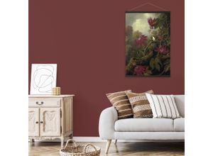 5011583537109 - Leinwandbild ART FOR THE HOME Vogel Landschaft bunt (farbe bild(er) mehrfarbig) B70cm H100cm T23cm Ø23cm Leinwand Bilder Luxus Kakemono Leinen Wandposter 100x70cm