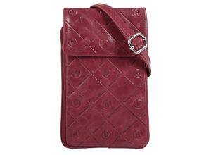 4262391925096 - Umhängetasche BRUNO BANANI Damen Gr B H T 13cm x 20cm x 3cm onesize pink Leder leicht glänzend unifarben Taschen echt Leder