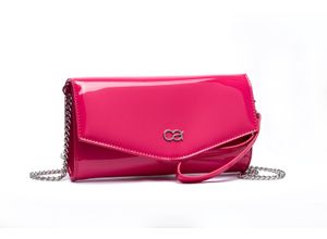4036673233328 - Clutch Mia Damen Gr B H T 24cm x 13cm x 5cm onesize pink Lederimitat COLLEZIONE ALESSANDRO Taschen aus weichem Softlackmaterial