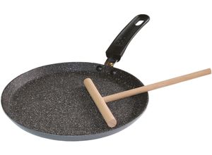 4020728508882 - Crêpepfanne STONELINE Pfannen Gr Ø 24 cm + Höhe 2 cm grau (anthrazit) Crêpepfanne Pfanne Induktion