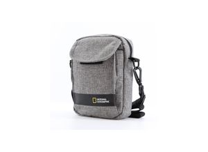 4006268623872 - Schultertasche NATIONAL GEOGRAPHIC Stream Damen Gr B H T 135cm x 185cm x 185cm grau Nylon Taschen mit abnehmbarem Schultergurt