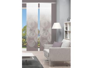 4056751414975 - Schiebegardine VISION S CIRCO grau (taupe) B60cm H260cm Polyester Gardinen DIGITALDRUCK