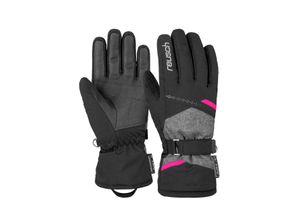 4060485228777 - Skihandschuhe REUSCH Hannah R-TEX XT Damen Gr 65 pink 87% Polyester 11% Polyurethan 2% Elasthan mehrfarbig Handschuhe in zartem Design