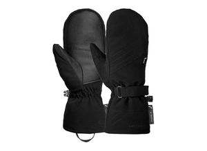 4060485583210 - Fäustlinge REUSCH Alena R-TEX XT Mitten Damen Gr 65 schwarz silberfarben 87% Polyester 11% Polyurethan 2% Elasthan unifarben Handschuhe in atmungsaktiver und wasserfester Qualität