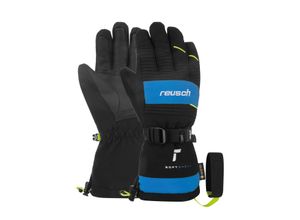4060485526453 - Skihandschuhe REUSCH Maxim GORE-TEX Junior Jungen Gr 45 bunt (schwarz mehrfarbig) 90% Polyester 10% Polyurethan mehrfarbig Handschuhe mit wasserdichter und atmungsaktiver Funktion