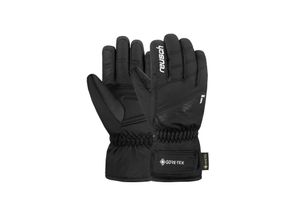 4060485453421 - Skihandschuhe REUSCH Tommy GORE-TEX Junior Jungen Gr 35 schwarz-weiß (schwarz weiß) 95% Polyester 5% Polyurethan mehrfarbig Handschuhe aus funktionalem Materialmix