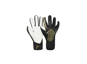 4060485566510 - Torwarthandschuhe REUSCH Fastgrip Silver Damen Gr 105 gold (schwarz goldfarben) 4% Polyamid 51% Polyester 45% Elastodien mehrfarbig Handschuhe Hybrid Negative Cut
