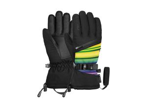 4060485555040 - Skihandschuhe REUSCH Demi R-TEX XT Damen Gr 65 schwarz mehrfarbig 94% Polyester 6% Polyurethan mehrfarbig Handschuhe mit verstellbarem Verschluss
