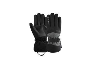 4060485384985 - Skihandschuhe REUSCH Hellen R-TEX XT Damen Gr 65 schwarz (schwarz grau) 87% Polyester 11% Polyurethan 2% Elasthan bedruckt mehrfarbig Handschuhe mit PRIMALOFT-Isolation