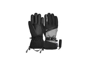 4060485447857 - Skihandschuhe REUSCH Demi R-TEX XT Damen Gr 65 schwarz (schwarz grau) 94% Polyester 6% Polyurethan mehrfarbig Handschuhe mit verstellbarem Verschluss