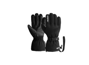 4060485325384 - Skihandschuhe REUSCH Winter Glove Warm GORE-TEX Damen Gr L schwarz-weiß (schwarz weiß) 67% Polyester 27% Polyurethan 6% Elasthan mehrfarbig Handschuhe aus wasserdichtem und atmungsaktivem Material