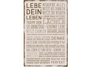 8714597552782 - Poster REINDERS Denke positiv braun (farbe bild(er) braun) B61cm H915cm Papier Bilder