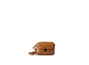 4255717204890 - Umhängetasche AUNTS & UNCLES Umhängetasche Mrs Mint Kinder Gr B H T 11cm x 15cm x 21cm onesize caramel Rindsleder Taschen
