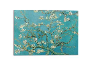 8714597688696 - Deco-Panel REINDERS Mandelblüte blau (farbe bild(er) blau) B140cm H100cm T2cm Bilder