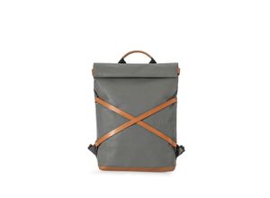 4250394964440 - Notebook-Rucksack AUNTS & UNCLES Rucksack Yokohama Kinder Gr B H T 10cm x 40cm x 28cm onesize gravity grau Baumwolle Canvas Taschen