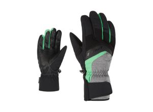 4067988047041 - Skihandschuhe ZIENER GABINO-Z glove man Herren Gr 105 grün (schwarz melangepale grün) Kunstfaser Handschuhe