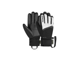 4060485436202 - Skihandschuhe REUSCH Blaster GORE-TEX Damen Gr 8 grau (grau schwarz) 90% Polyester 10% Polyurethan mehrfarbig Handschuhe mit wasserdichter Membran