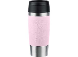 4009049544847 - Emsa Thermobecher Travel MUG  Metall Kunststoff  036 L  lebensmittelecht 100% dicht abnehmbarer Deckel rostfrei transportabel Ausgießen per