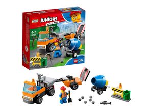 5702016092974 - LEGO Juniors 10750 Straßenbau-Laster Spielzeug für Jungen und Mädchen