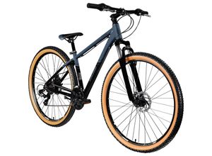 4250845958455 - Toxic Mountainbike Hardtail 29 Zoll für Erwachsene ab 175 cm MTB Fahrrad 21 Gang Federgabel Scheibenbremsen schwarz 40 cm