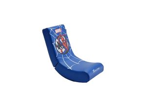 0094338211788 - X Rocker Marvel™ Spider-Man Floor Rocker Gaming-Bodensessel im Spiderman Design für Kinder & Jugendliche - blau