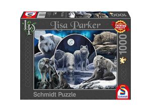 4001504596668 - 1000tlg Puzzle Prächtige Wölfe - ab 12 Jahren