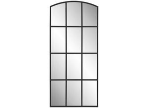 9010985092502 - Wandspiegel  Schwarz  Metall Glas Holzwerkstoff  80x180x25 cm  Reach Bsci  Spiegel Wandspiegel