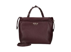 8058700975274 - Henkeltasche REPLAY Taschen Lederimitat Damen Gr onesize burgunder Lederimitat Taschen