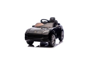 3800933002631 - Kinder Elektroauto Porsche Cayenne Vierradfederung Fernbedienung Gurt schwarz
