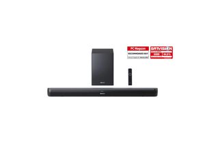 4974019192420 - SHARP HT-SBW202 – 21 Soundbar mit drahtlosem Subwoofer – 200W Leistung HDMI ARC-CEC Bluetooth 42 für TVs ab 40 Zoll