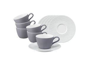 4262517045486 - Kaffeetassen mit Untertassen Life Fashion 240 ml 6er Set