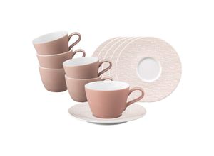 4262517045523 - Kaffeetassen mit Untertassen Life Fashion 240 ml 6er Set