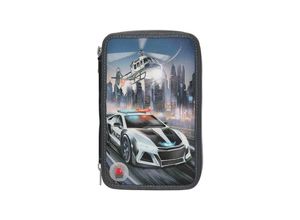 4010070703783 - 3-Fach Federtasche LED Monster Cars 75 x 13 x 20 cm
