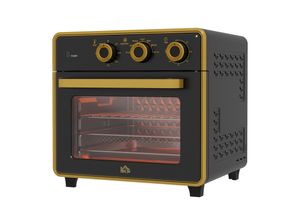 0012536967054 - Minibackofen 20L Pizza-Ofen Mit Umluftfunktion Heißluftofen Mit Backblech Grillrost 90-230? 1400 W Elektrischer Mini Ofen Mit 1 Std Timer