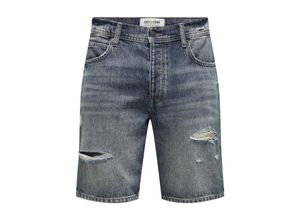 5715600363565 - Regular Fit Jeansshorts im Destroyed-Look Modell EDGE