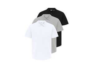 5715721410964 - Poloshirt GORDON Kurzarmshirt im Dreierpack