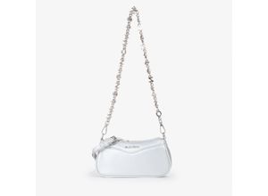 8054942905734 - Schultertasche VALENTINO BAGS ELLY Damen Gr B H T 20cm x 10cm x 3cm argento Lederimitat metallic Taschen
