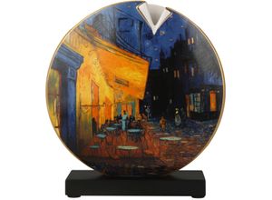 4005169372537 - Tischvase GOEBEL Vase Van Gogh- Café bei Nacht bunt B6cm H225cm T21cm Porzellan Vasen
